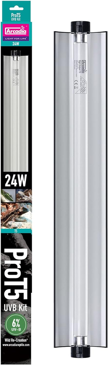 Arcadia Pro T5 UVB Kit - 24"/24 Watt – Lowcountry Reptiles